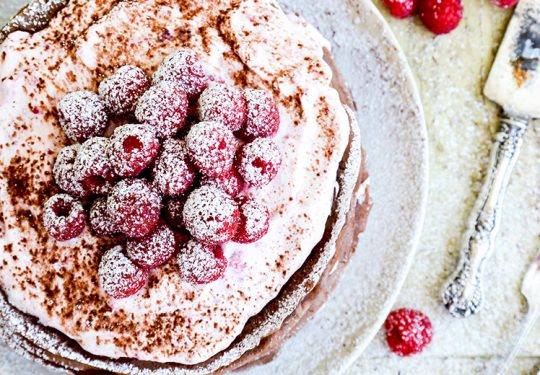Chocolate-Raspberry Cream Crêpe Cake – Floating Kitchen