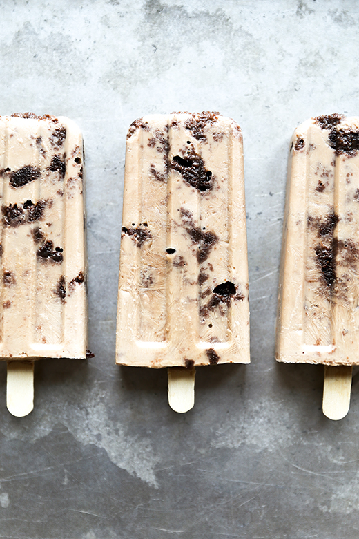 Guinness Popsicles with Irish Cream Soaked Brownies – Floating Kitchen
