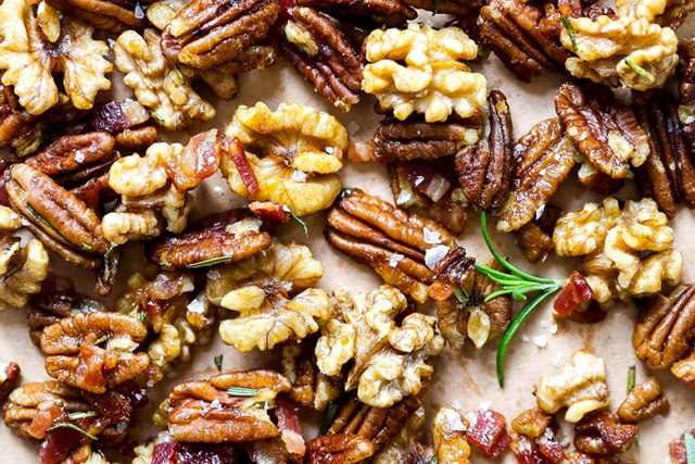 Bacon Rosemary Roasted Nuts – Floating Kitchen