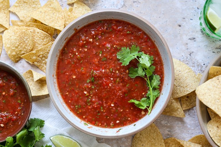 Fire Grilled Tomato and Red Pepper Salsa – Floating Kitchen